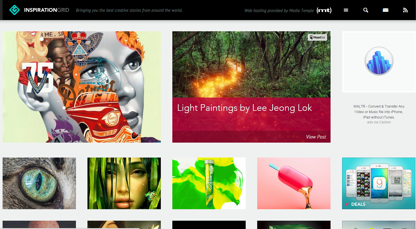 14 Inspiring websites to kickstart your creative process