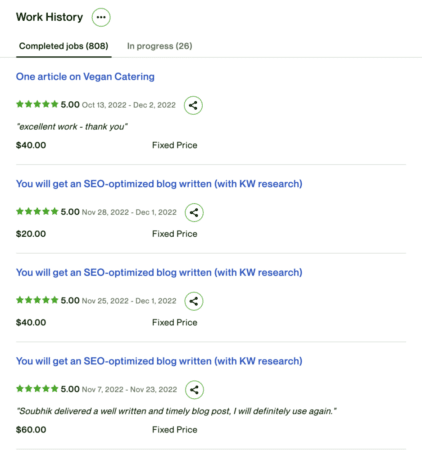 6 Winning Upwork Profile Examples from Six-Figure Freelancers